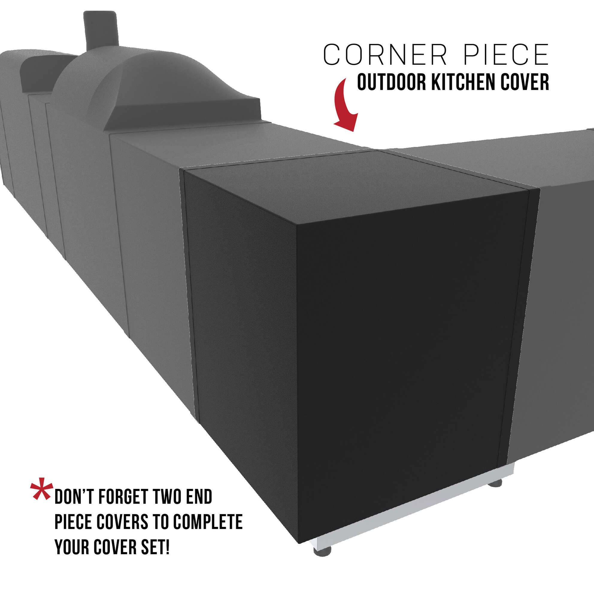 Corner Piece - Outdoor Kitchen Cover | Grilla Grills