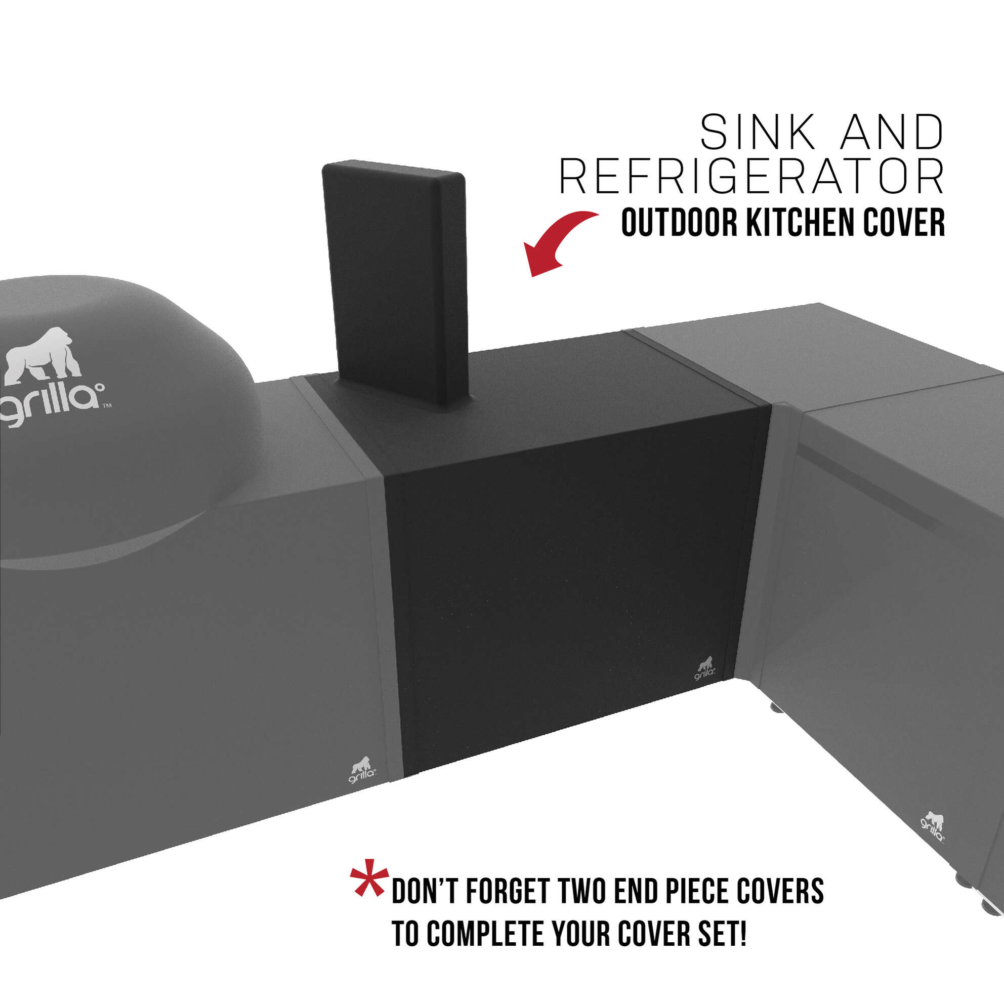 Sink & Fridge - Outdoor Kitchen Cover | Grilla Grills