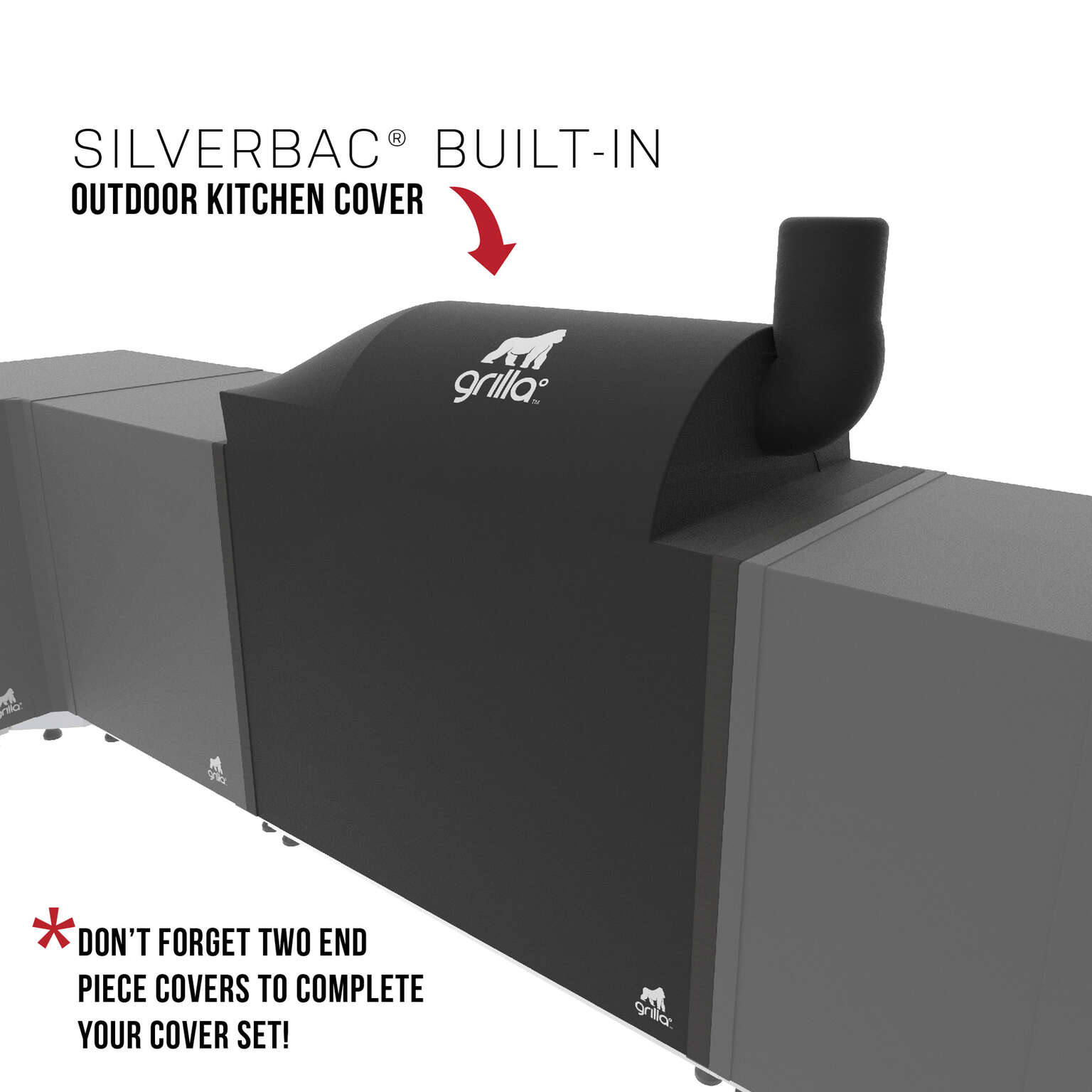 Silverbac Built-In - Outdoor Kitchen Cover | Grilla Grills