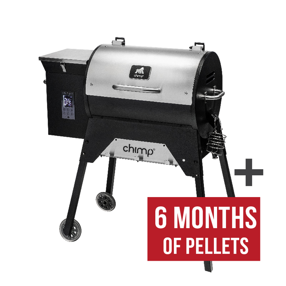 Chimp Tailgater Wifi Wood Pellet Grill Pellets Bundle Grilla Grills